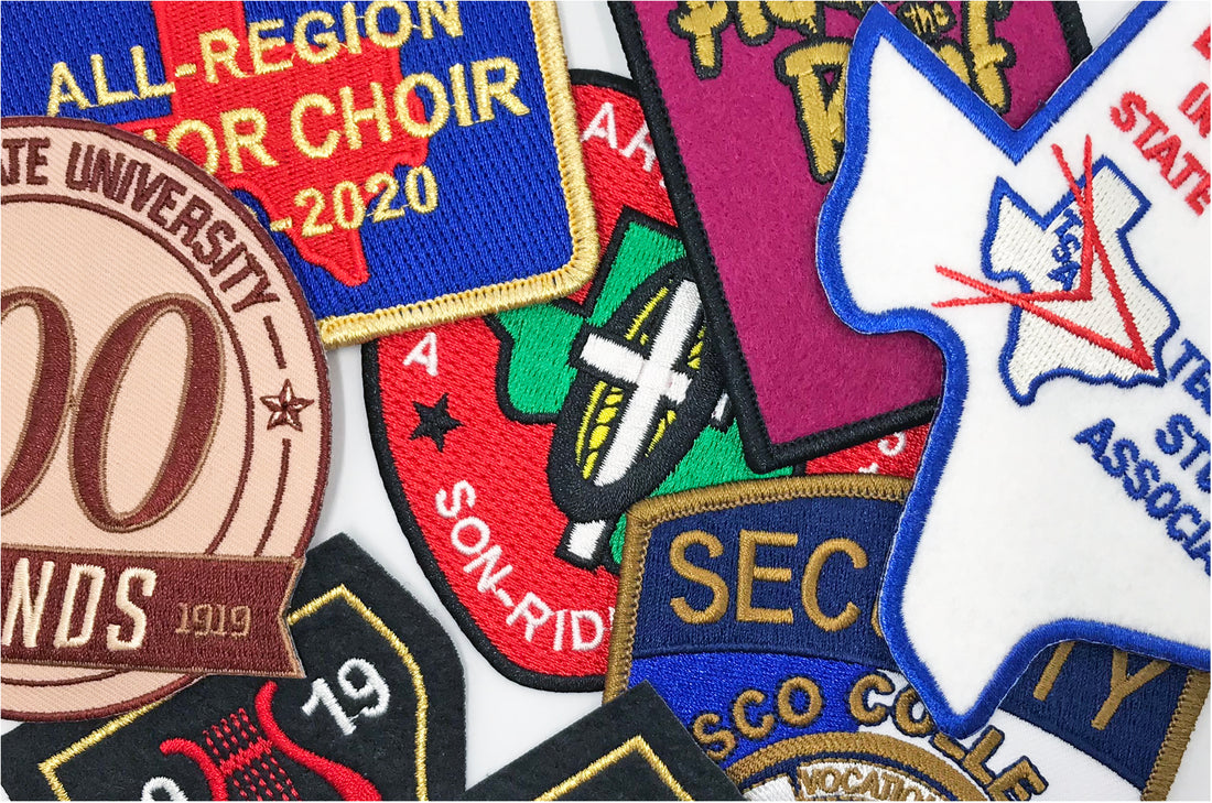 Patch Borders: Laser Cut vs. Merrow