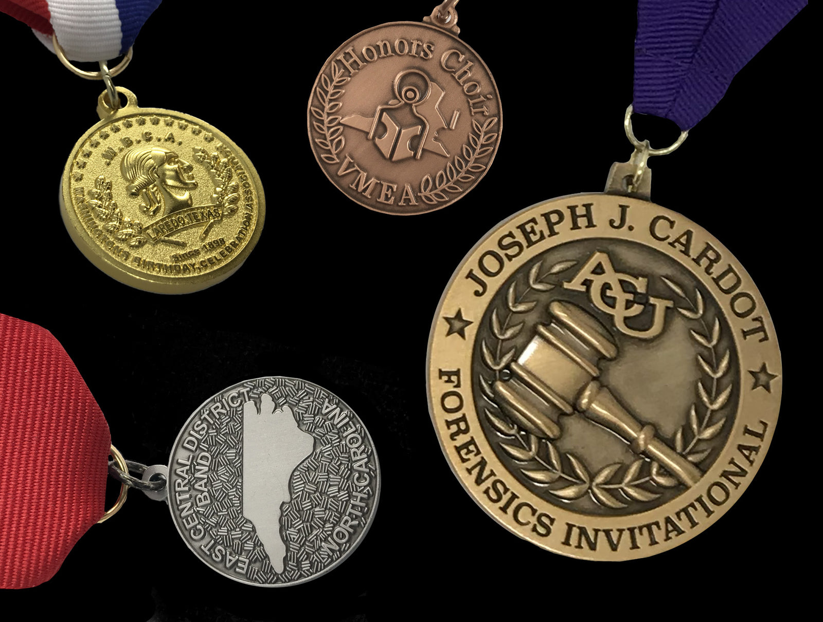 Custom Color Poly, Soft & Etched Enamel Medals for Sale | Southwest Emblem