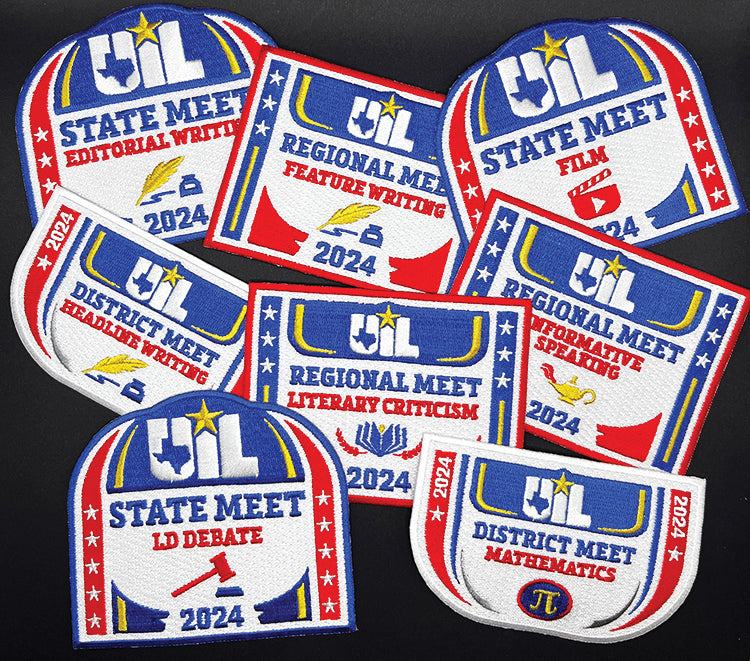 UIL Academic Patches - E thru M Events | Southwest Emblem
