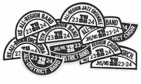 TMEA ALL-DISTRICT ALL-REGION Patches
