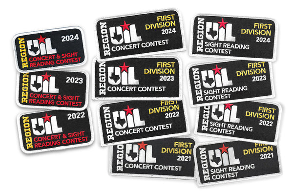 UIL Music Award Patches