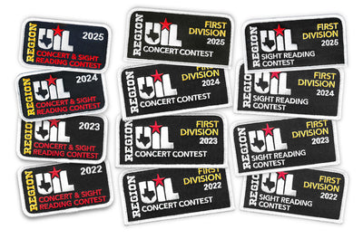 Custom UIL Music Awards Patches - Solo, Ensemble & Marching | Soutwest ...
